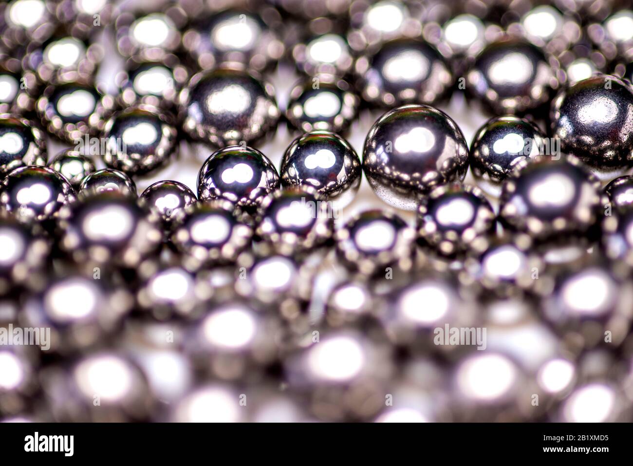 steel balls of a rolling element Stock Photo - Alamy