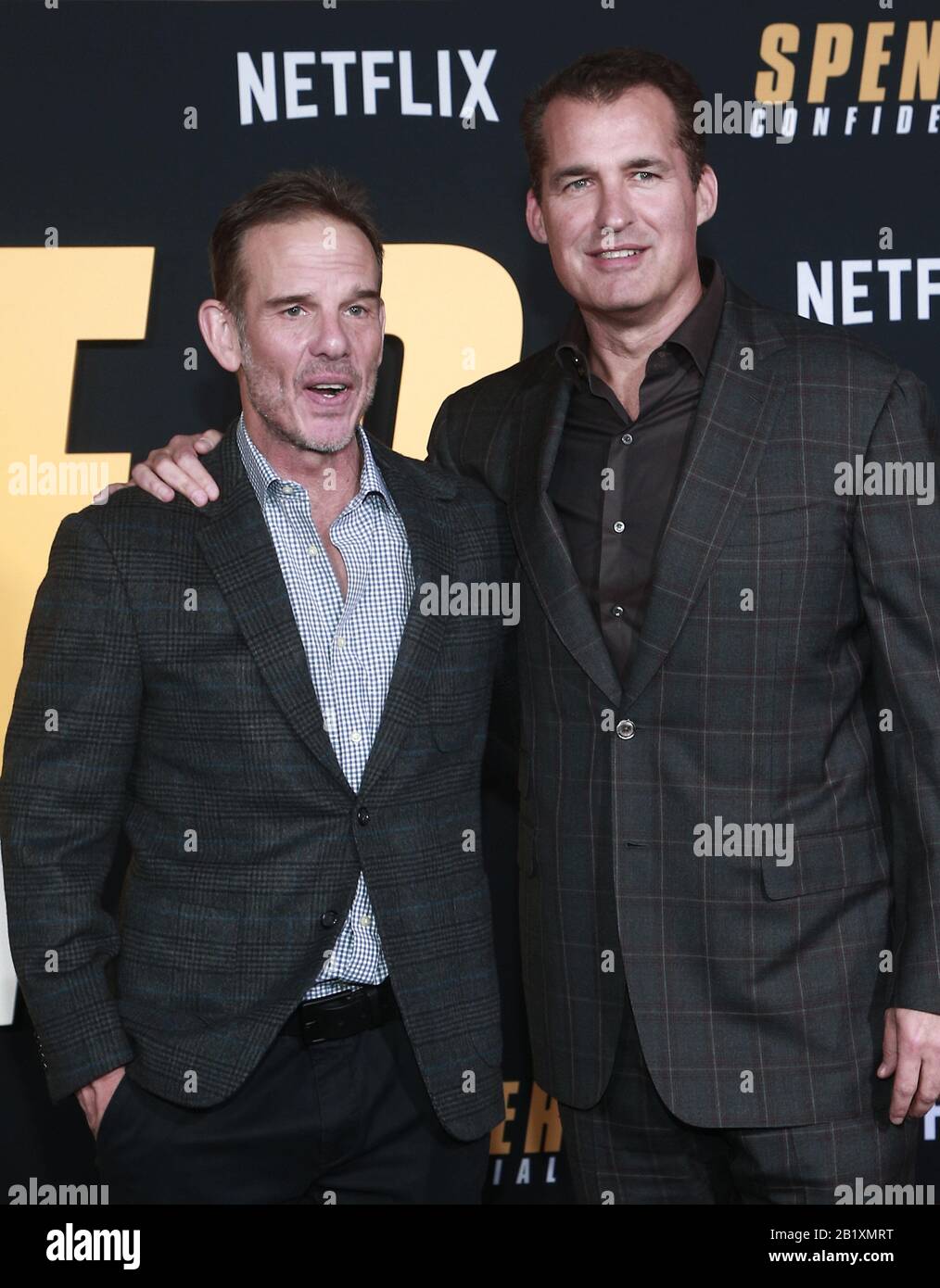 27 February 2020 - Westwood, California - Peter Berg, Scott Stuber ...