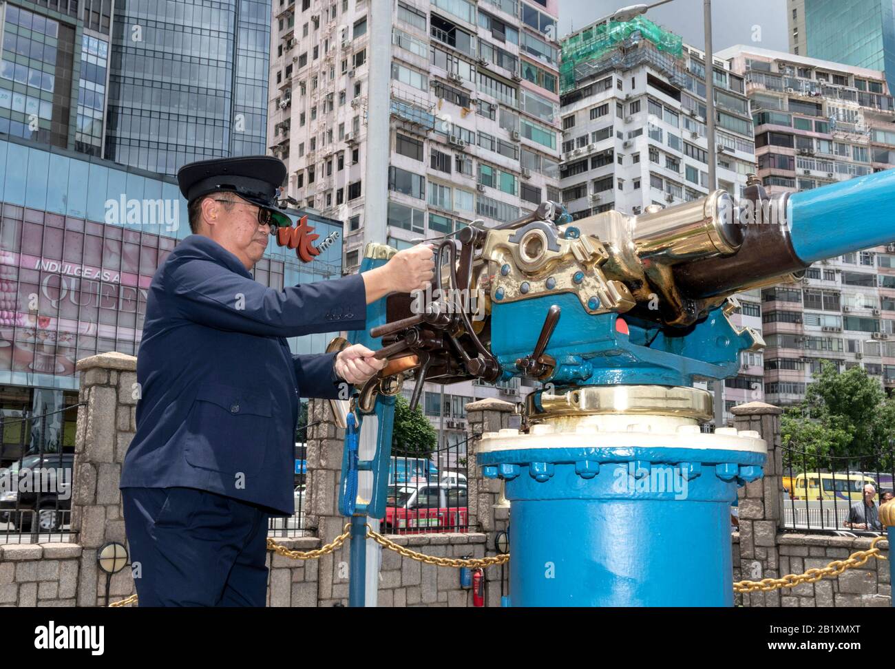 HONG KONG,HONG KONG SAR,CHINA: June 21st 2019.Jardine Noonday Gun ...