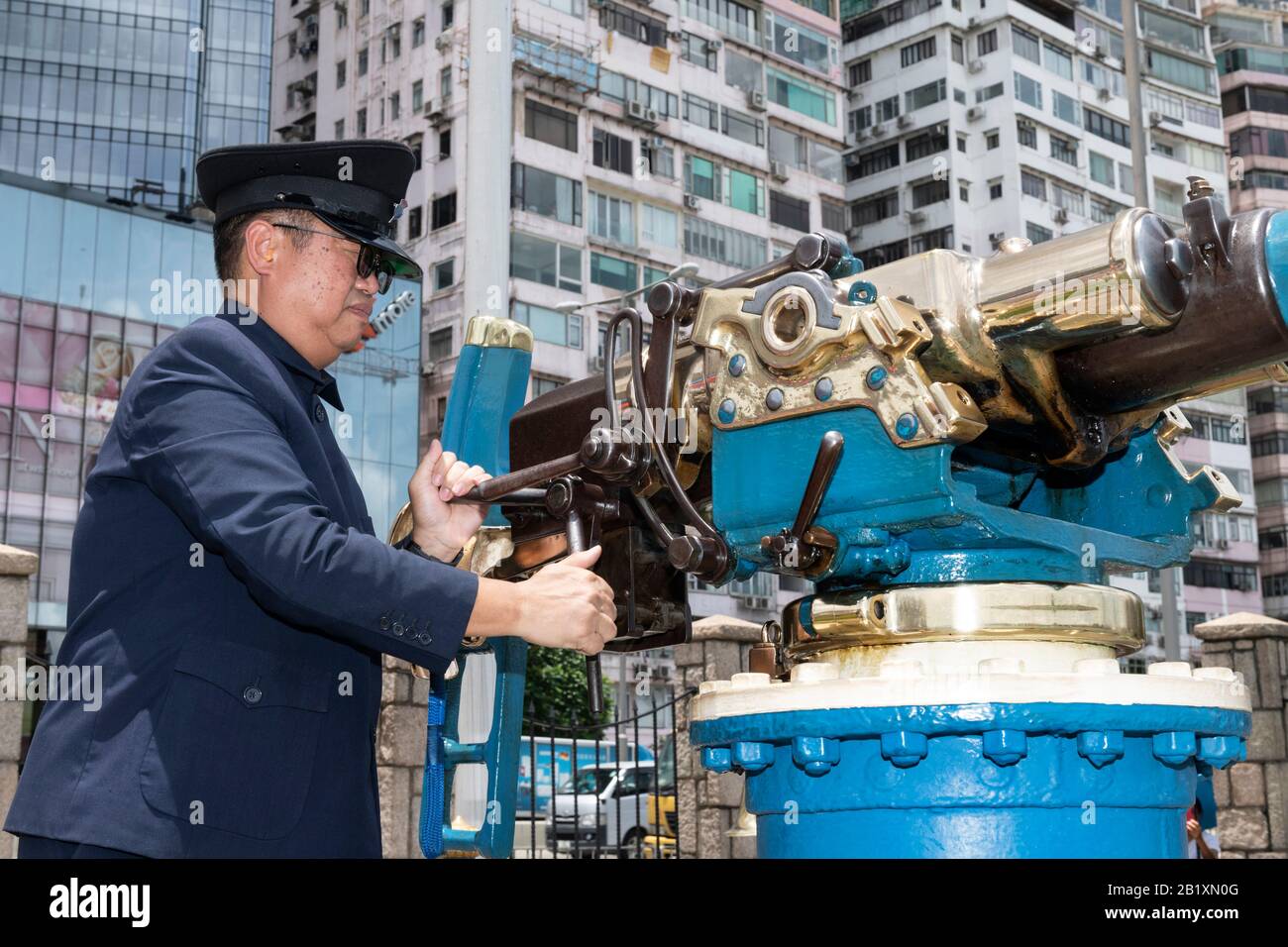 HONG KONG,HONG KONG SAR,CHINA: June 21st 2019.Jardine Noonday Gun ...