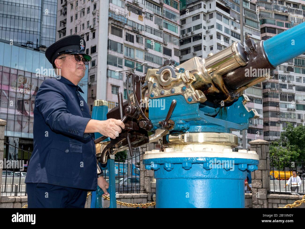 HONG KONG,HONG KONG SAR,CHINA: June 21st 2019.Jardine Noonday Gun ...
