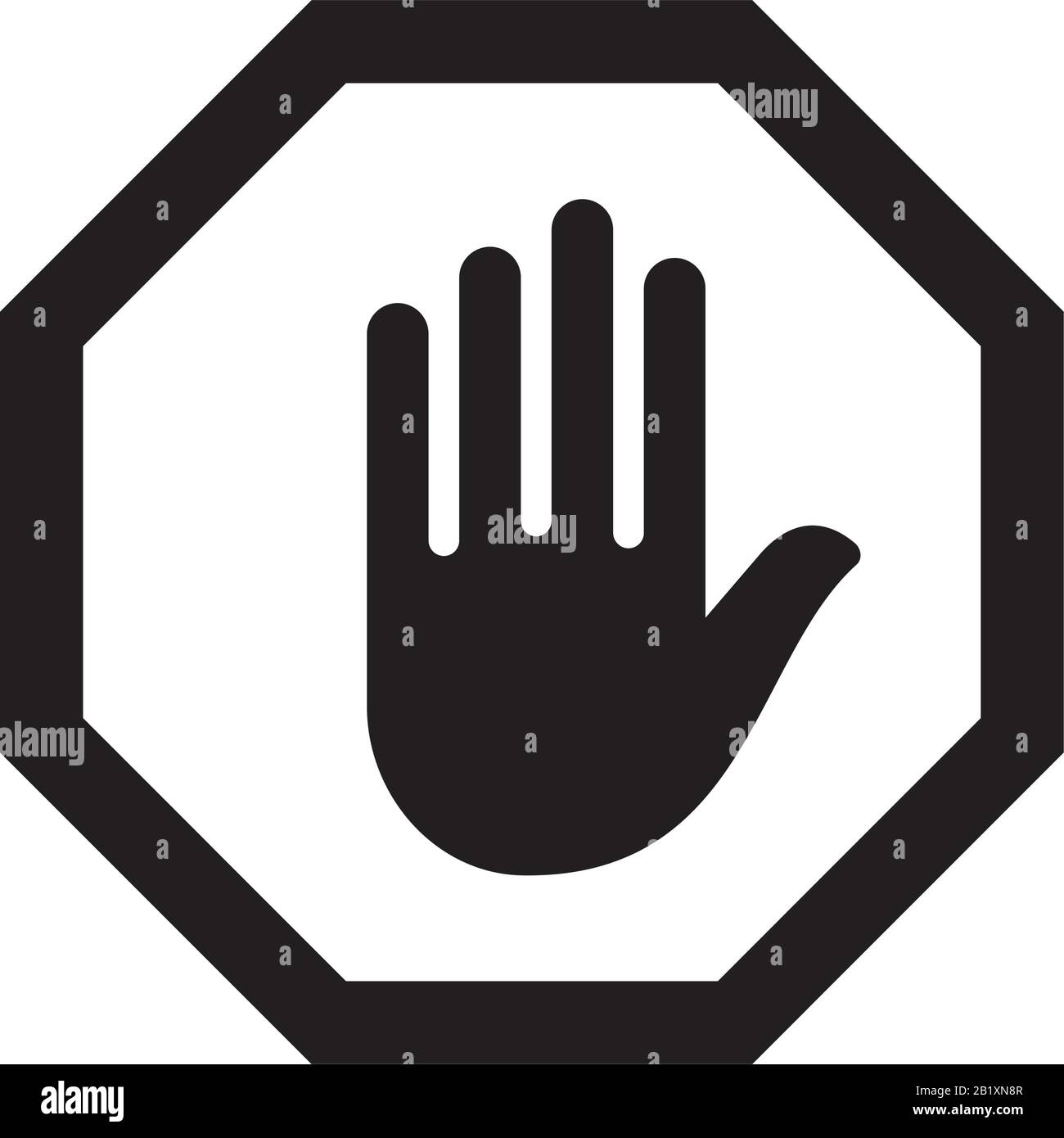 Traffic Stop icon template black color editable. Traffic Stop icon ...