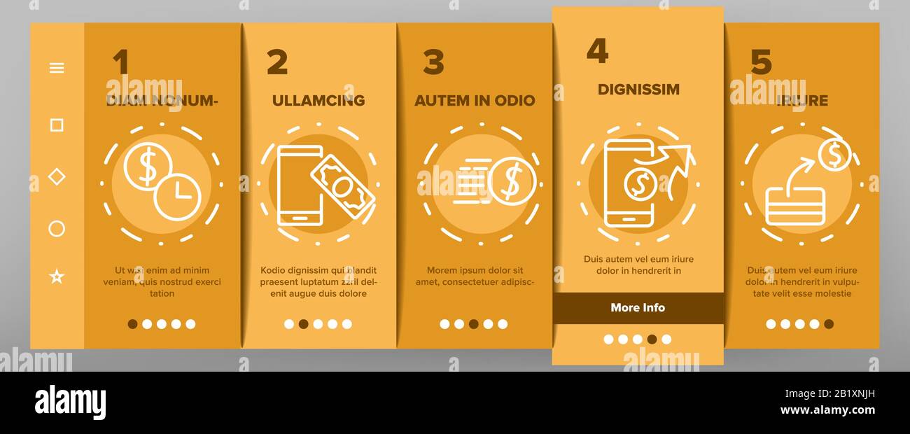 Remittance Finance Onboarding Icons Set Vector Stock Vector Image & Art ... Remittance Finance Onboarding Icons Set Vector Stock Vector Image & Art ...