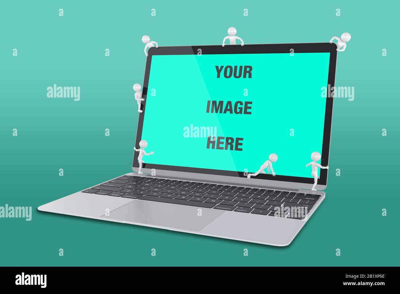 Stickman With Mobile Device High Resolution Stock Photography and ...