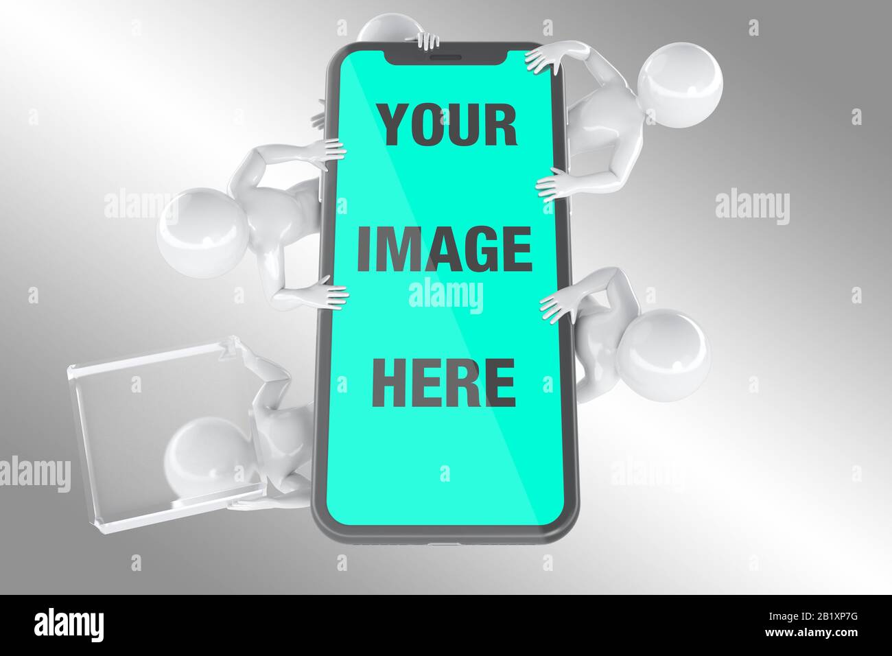 Mobile phone stand template hi-res stock photography and images - Alamy