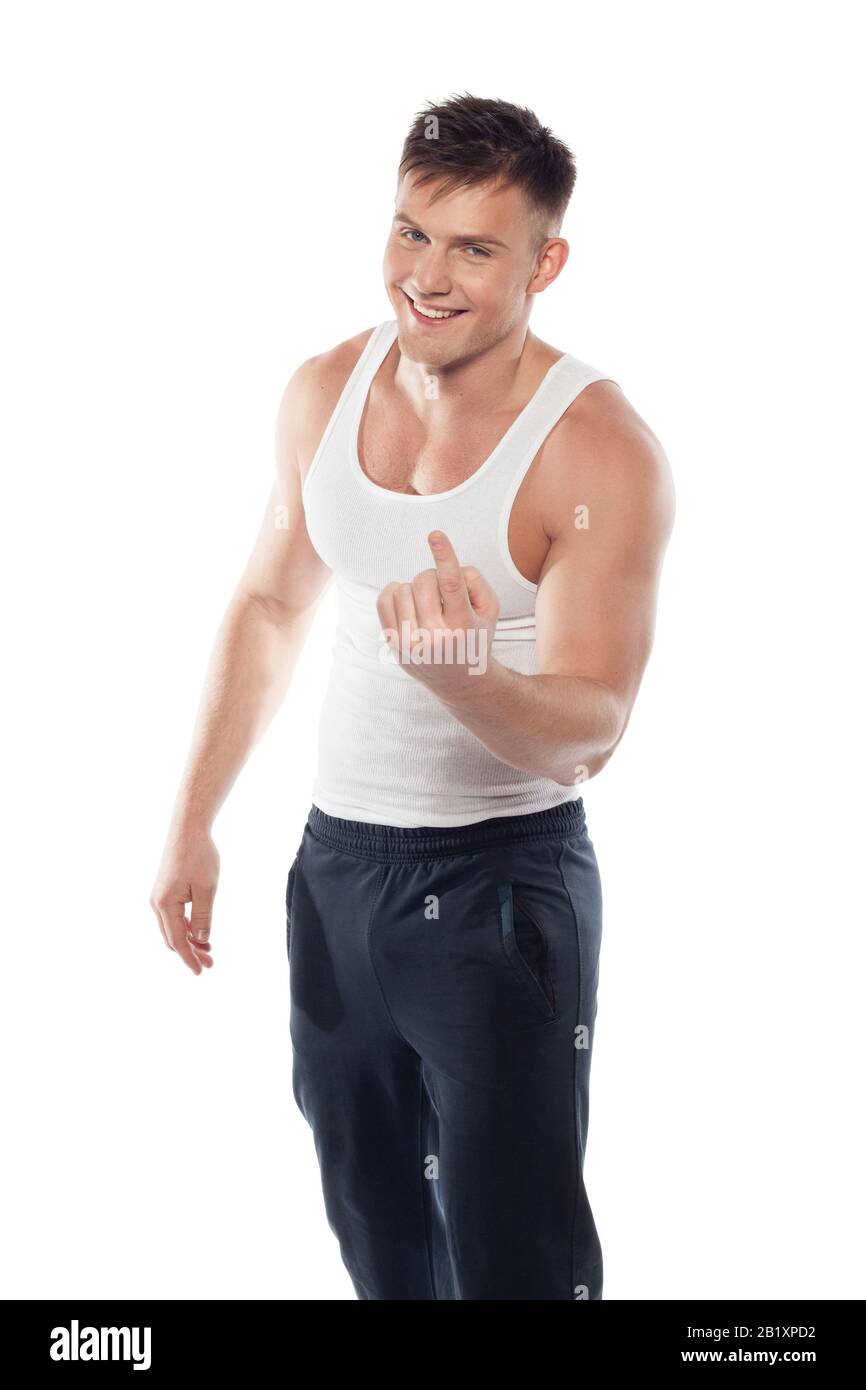 Muscular men blue eyes hi-res stock photography and images - Alamy