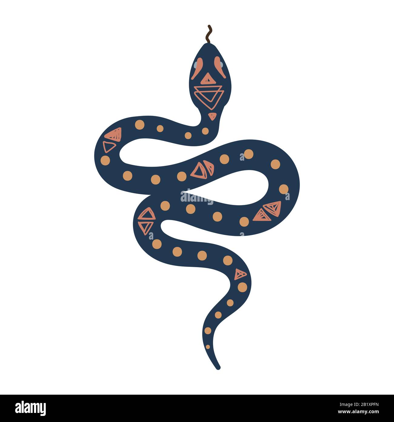 Occult snake symbol vector illustration Stock Vector Image & Art - Alamy