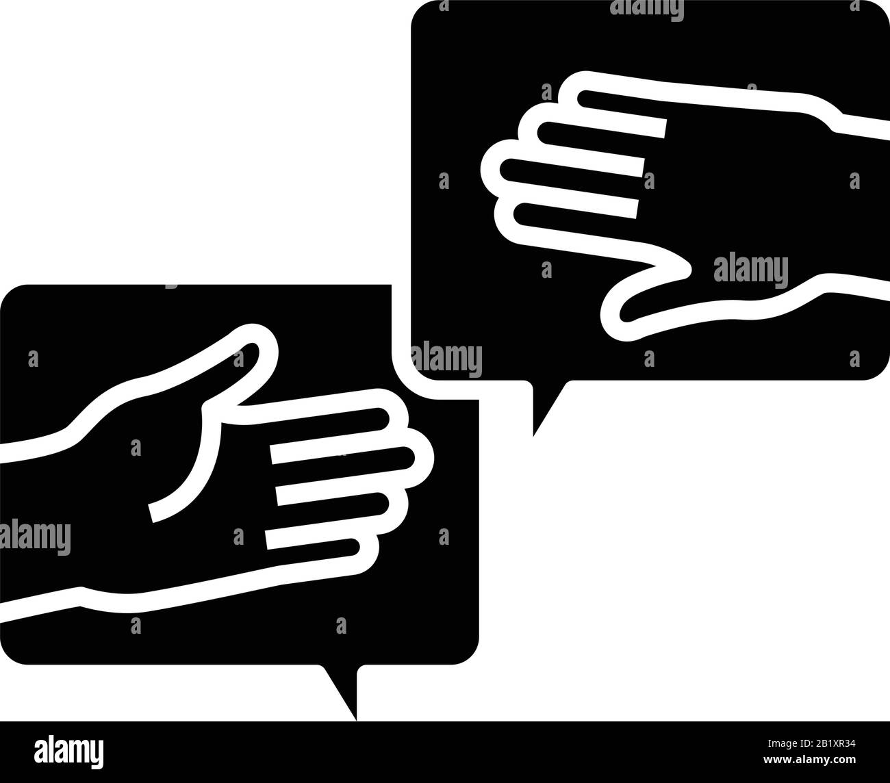 Symbol of connection Black and White Stock Photos & Images - Alamy