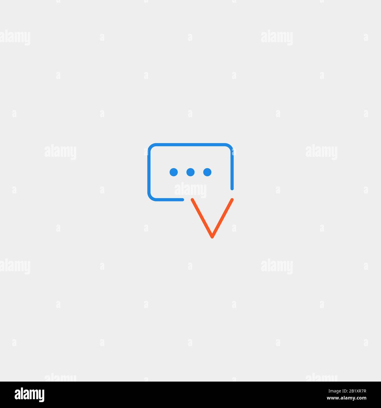 Letter V Chat Logo Design Template Vector Stock Vector Image & Art - Alamy