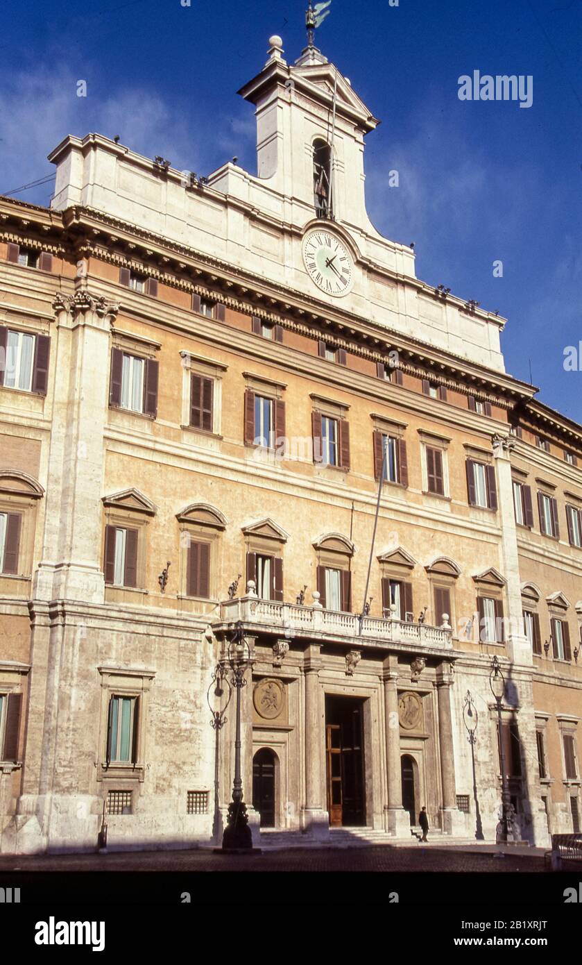 Palazzo Montecitorio, Rome Stock Photo - Alamy