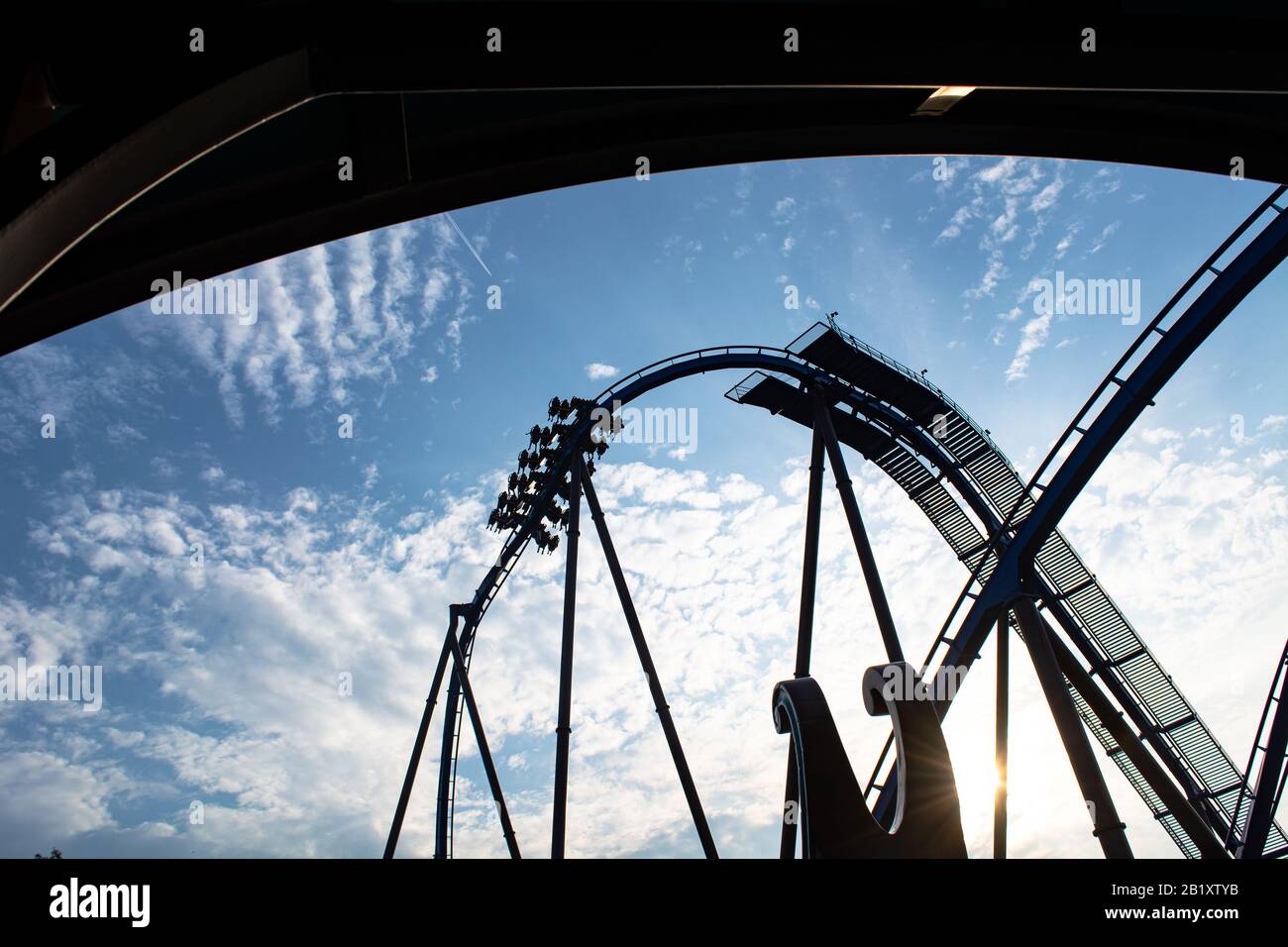 The flyer roller coaster hi-res stock photography and images - Alamy