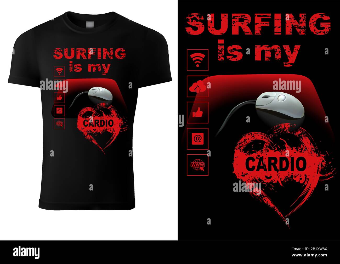 Black T-shirt Design for Internet Enthusiasts Stock Vector Image & Art ...