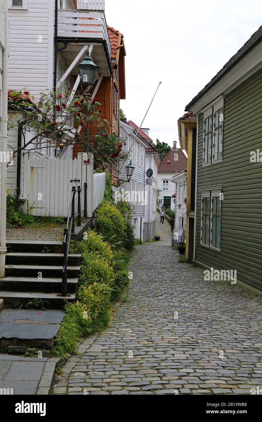 Bergen's colorful houses Stock Photo - Alamy