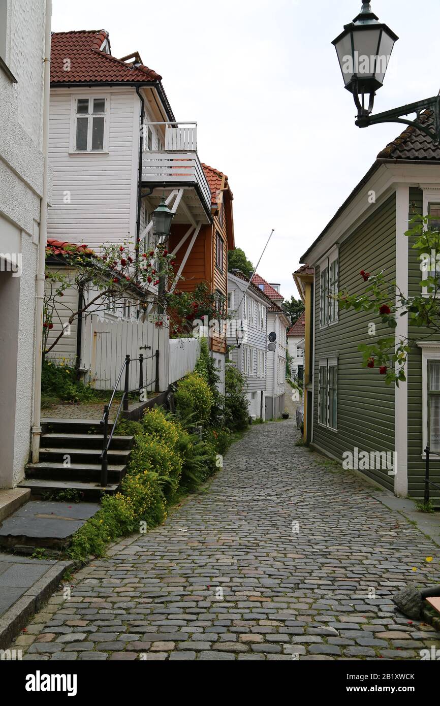 Bergen's colorful houses Stock Photo - Alamy