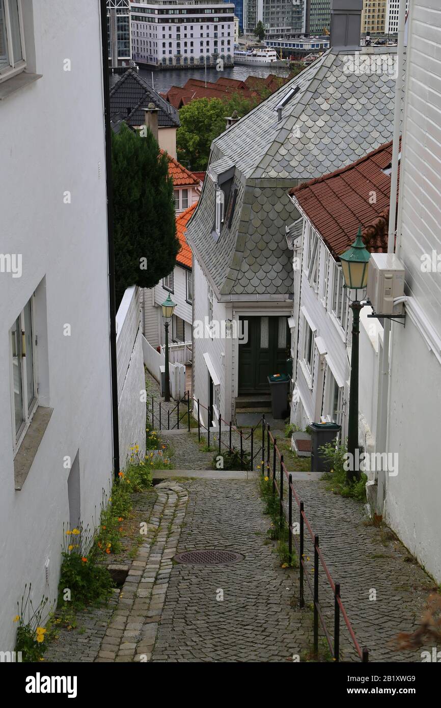 Bergen's colorful houses Stock Photo - Alamy