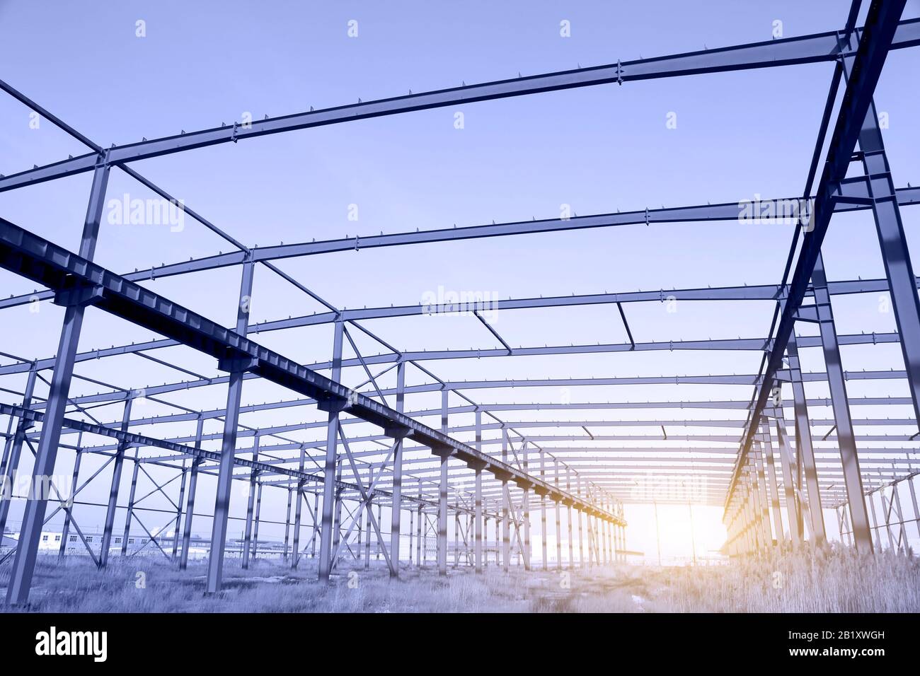The steel structure Stock Photo - Alamy