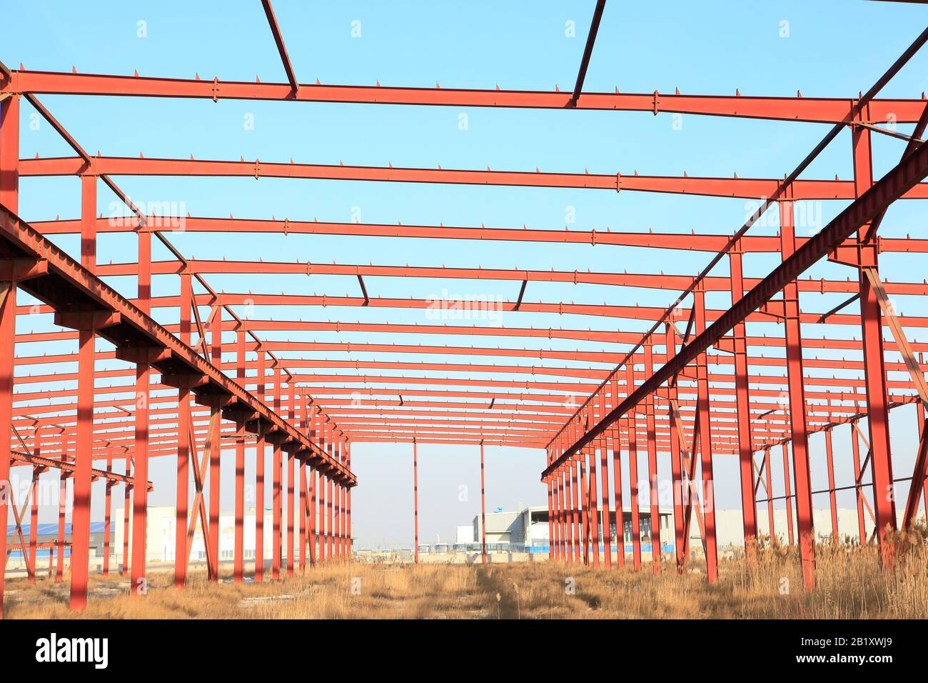 The steel structure Stock Photo - Alamy