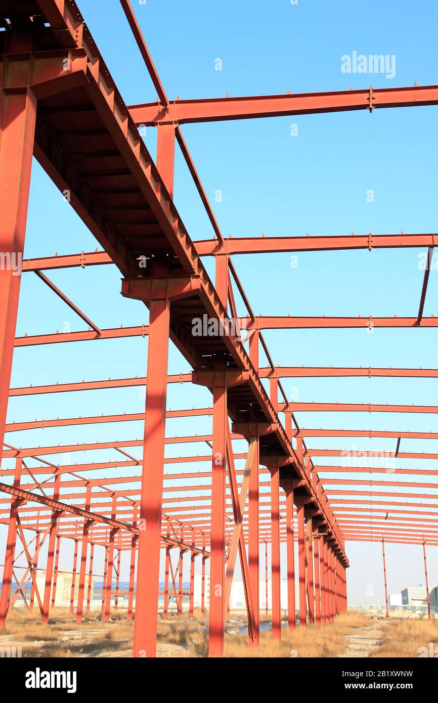 The steel structure Stock Photo - Alamy