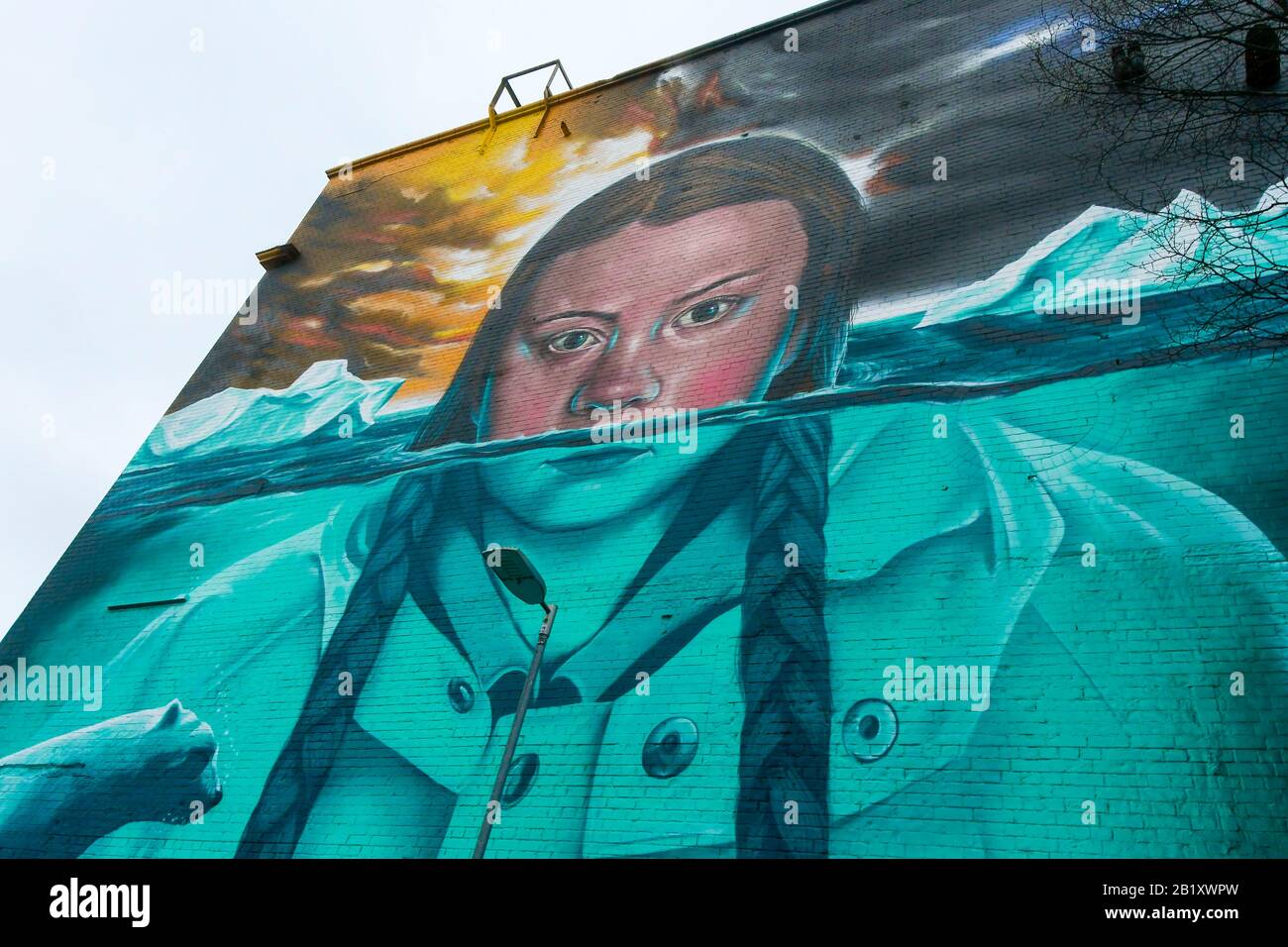 Greta thunberg mural bristol hi-res stock photography and images - Alamy