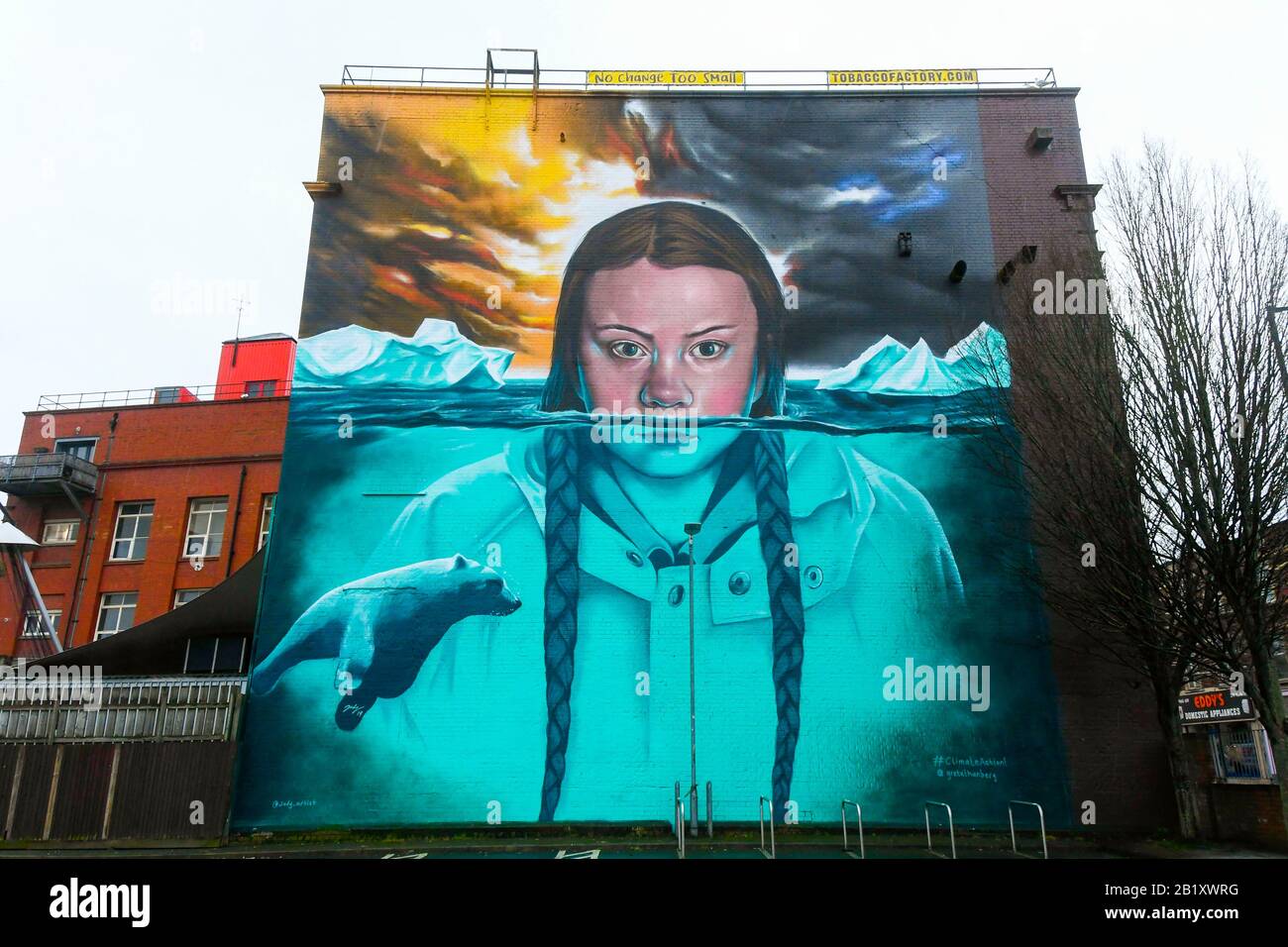 Greta thunberg mural bristol hi-res stock photography and images - Alamy