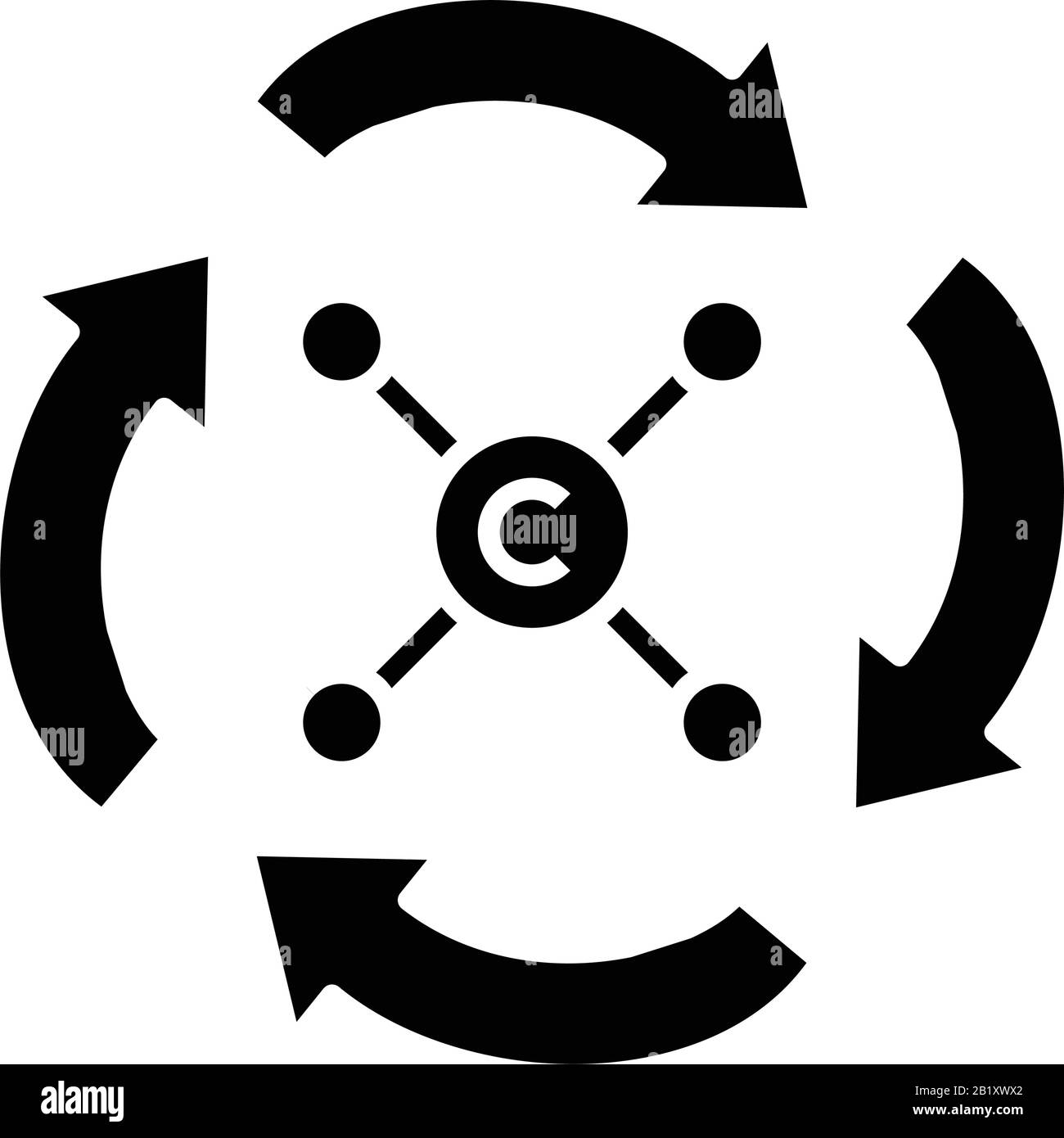 Symbol of connection Black and White Stock Photos & Images - Alamy