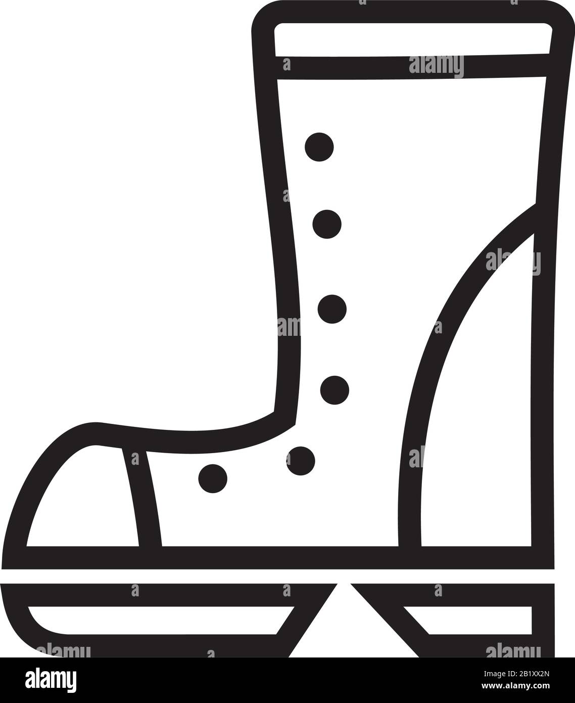 Boots icon template black color editable. Boots icon symbol Flat vector ...