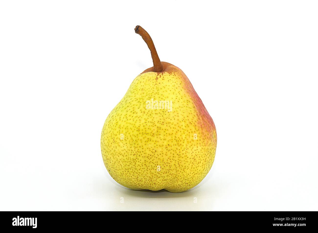 A Pear On White Background Stock Photo - Alamy