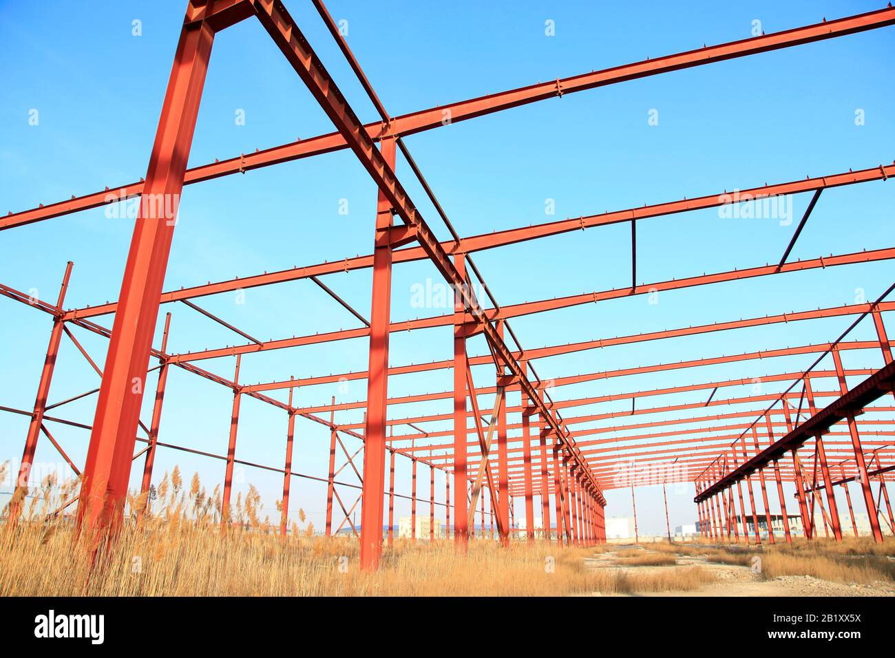 The steel structure Stock Photo - Alamy