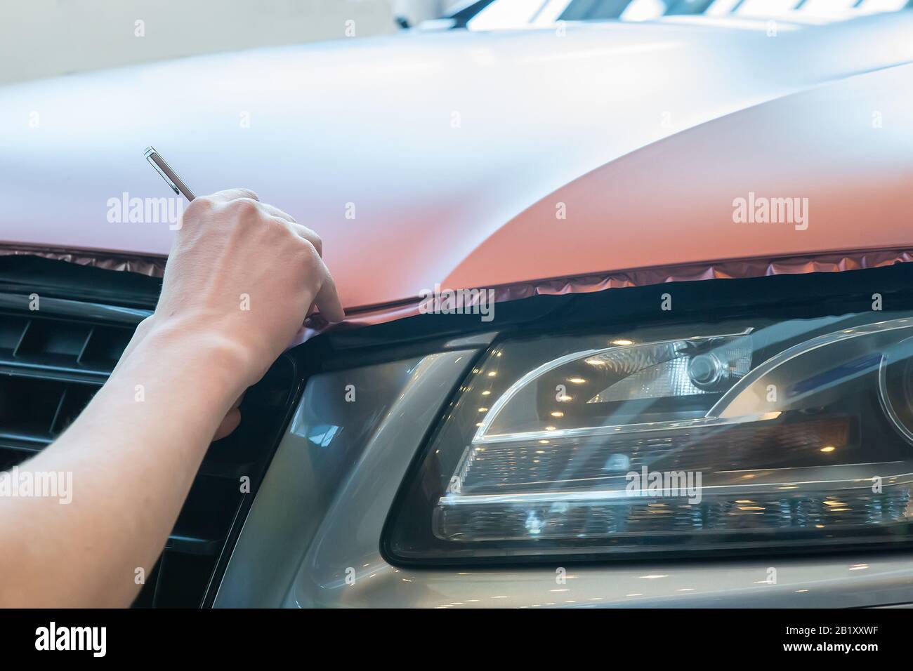Car pasting hi-res stock photography and images - Alamy
