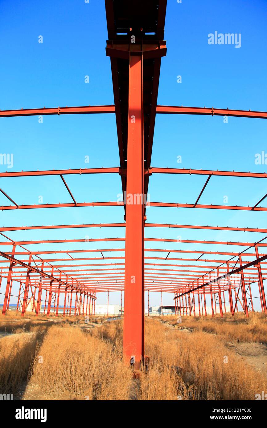 The steel structure Stock Photo - Alamy