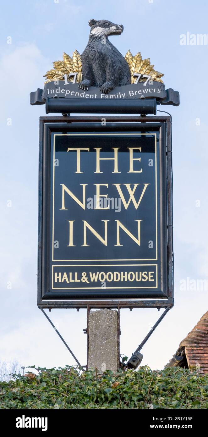 The New Inn, Heckfield, Hook, Hampshire, England, UK Stock Photo - Alamy