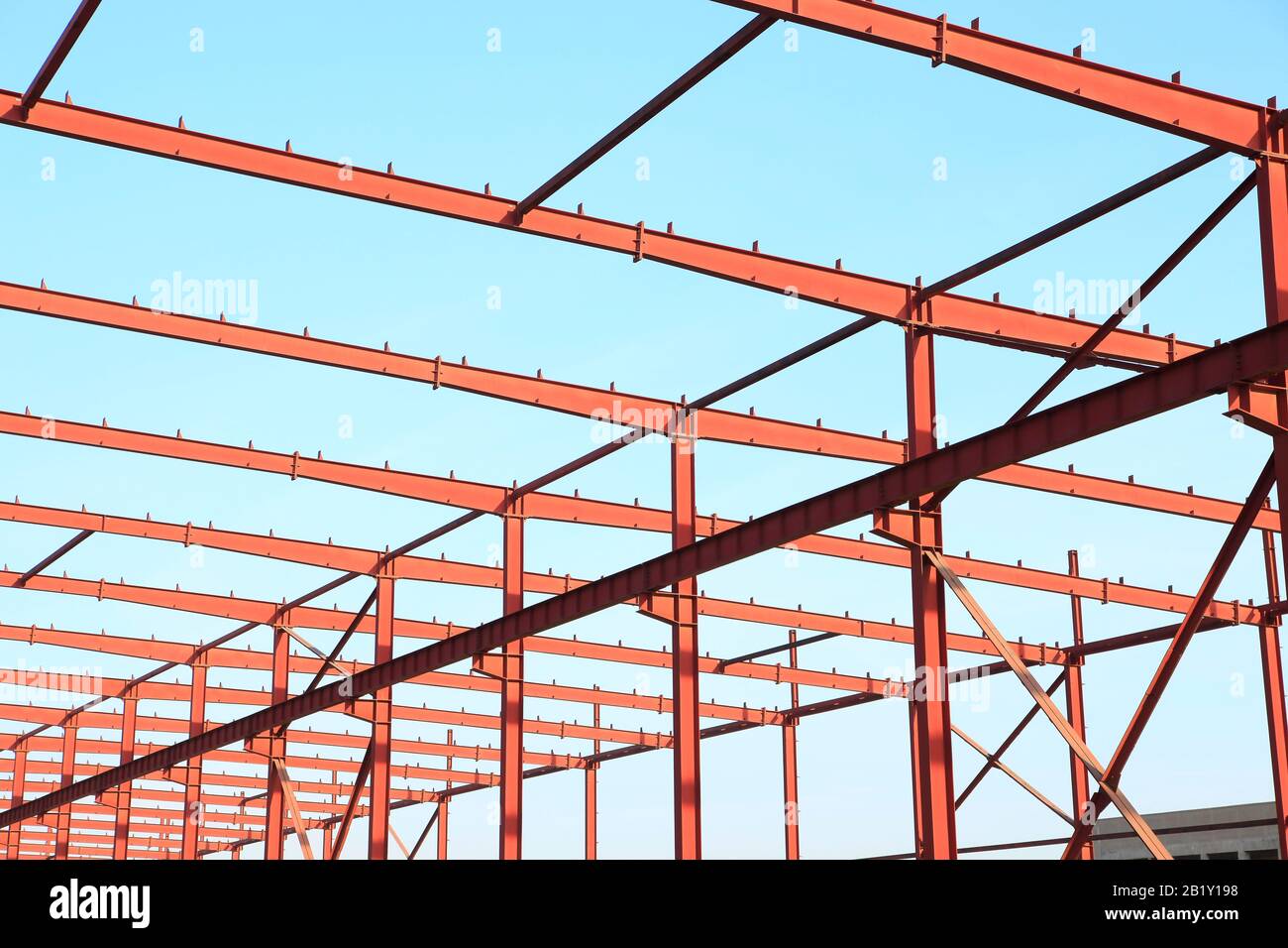 The steel structure Stock Photo - Alamy