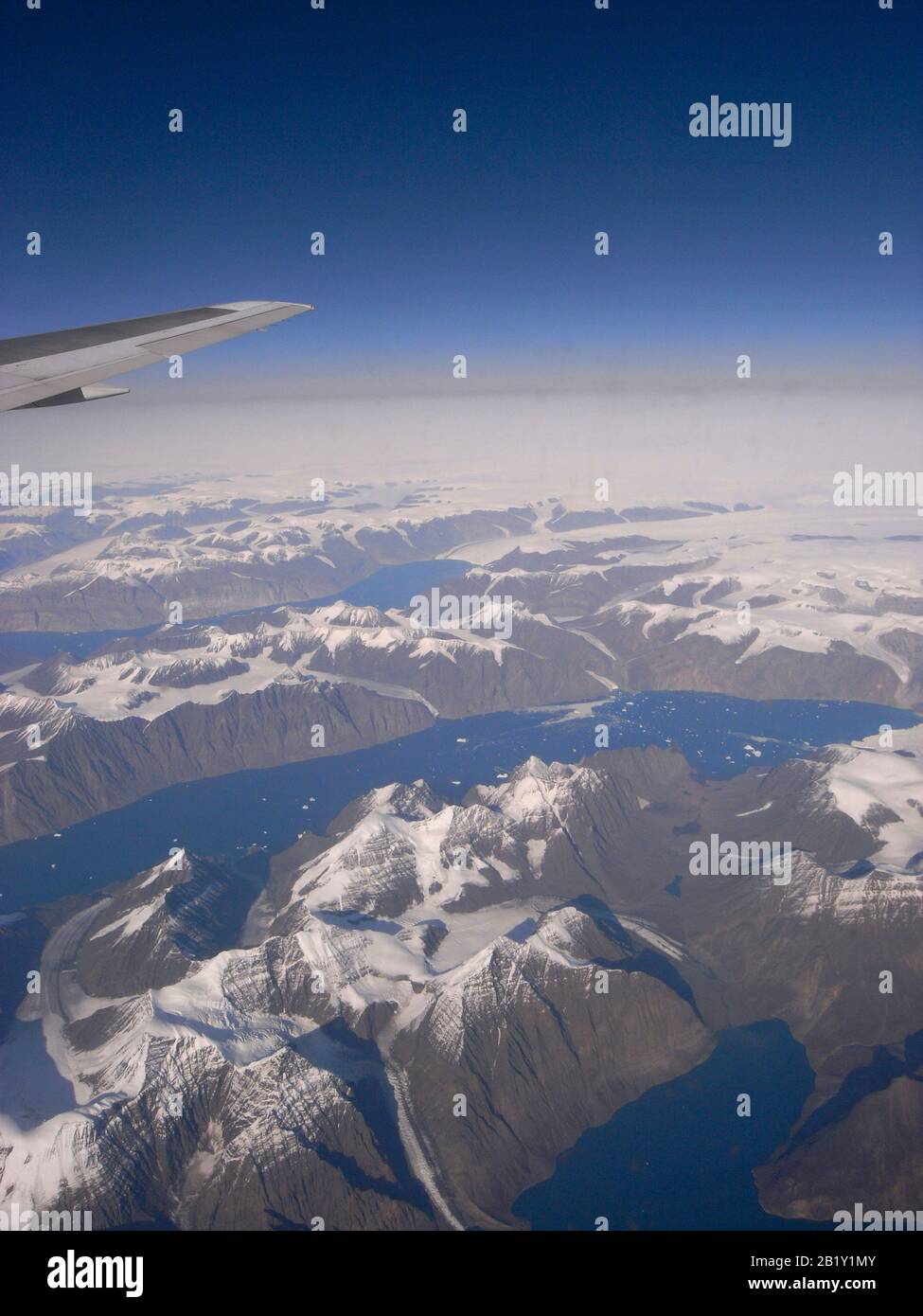 Iceberg greenland aerial airplane hi-res stock photography and images ...