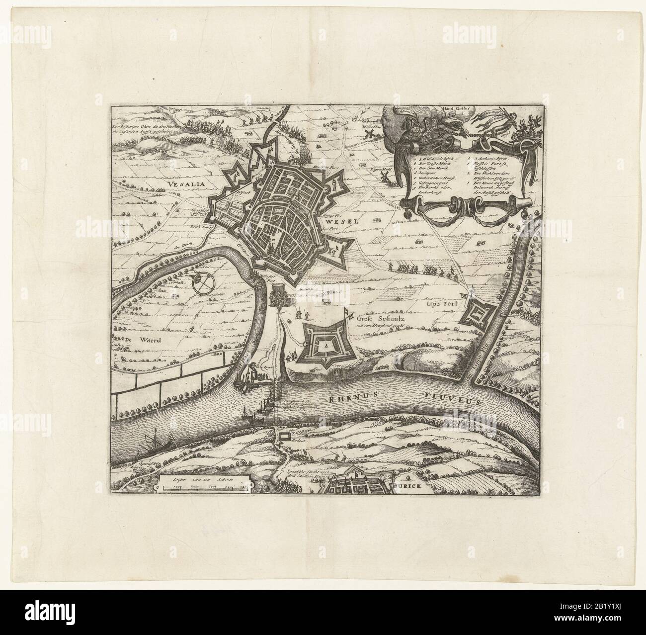 Map of wesel hi-res stock photography and images - Alamy