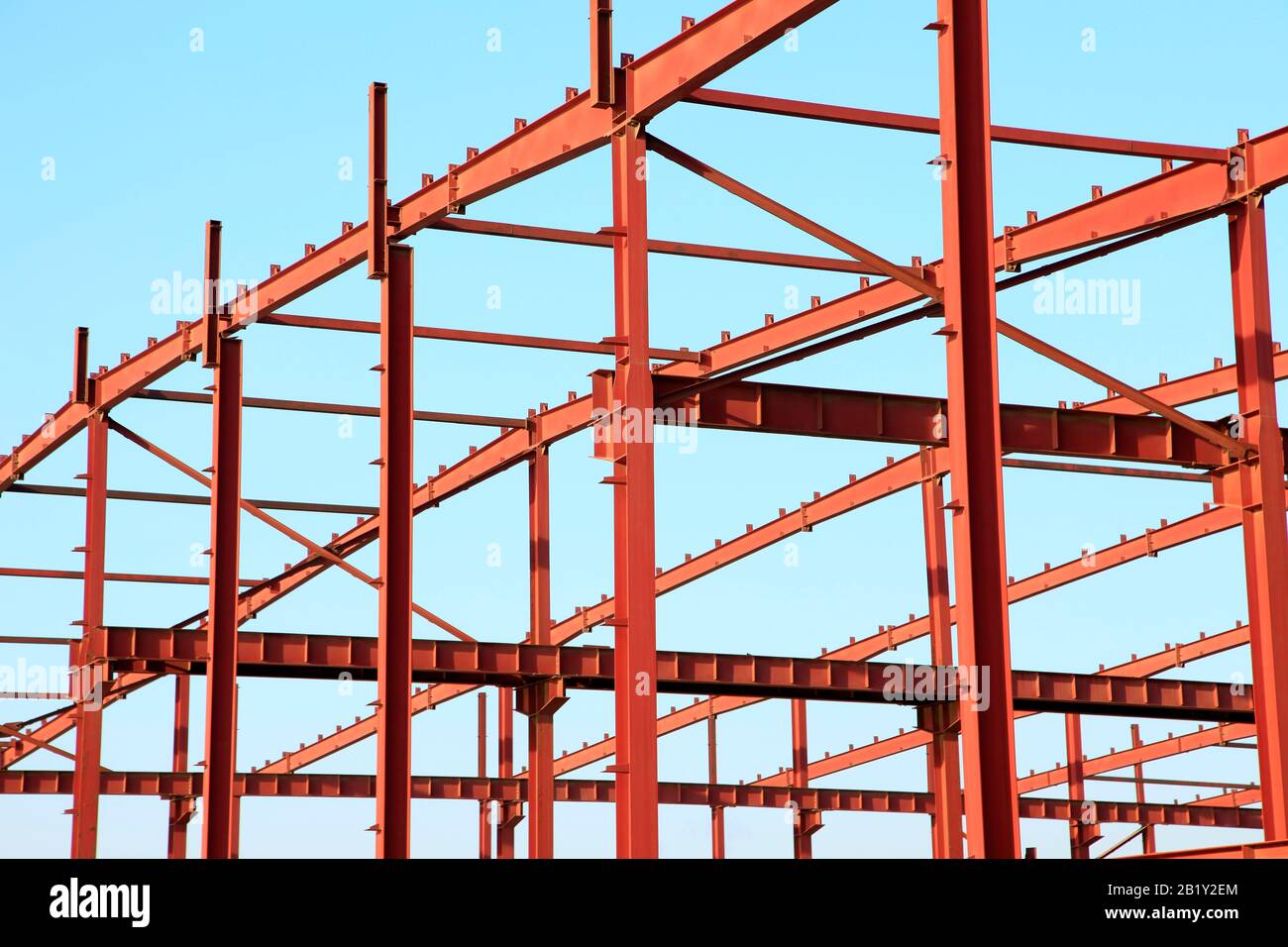 The steel structure Stock Photo - Alamy
