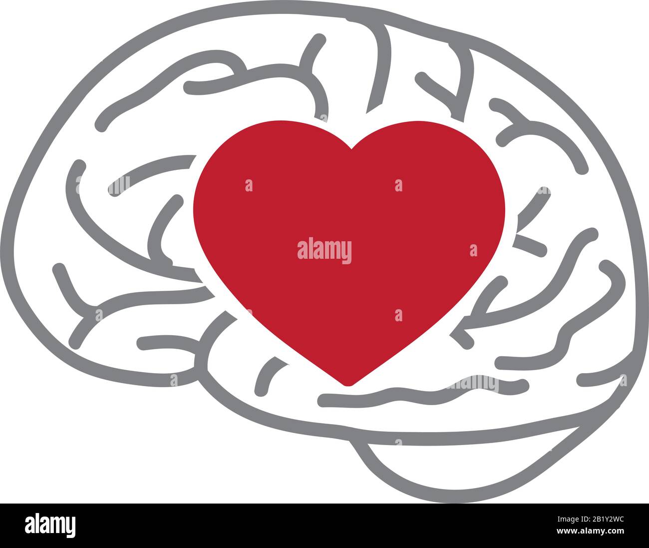 Human brain vector hi-res stock photography and images - Alamy