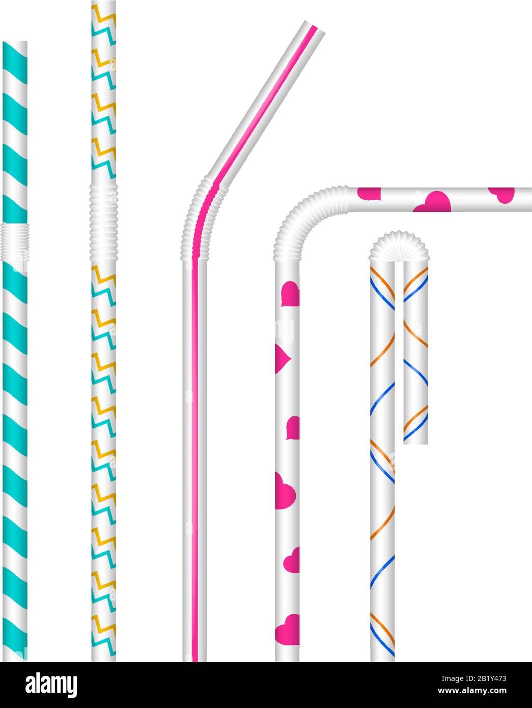 Juice tubes Stock Vector Images - Alamy