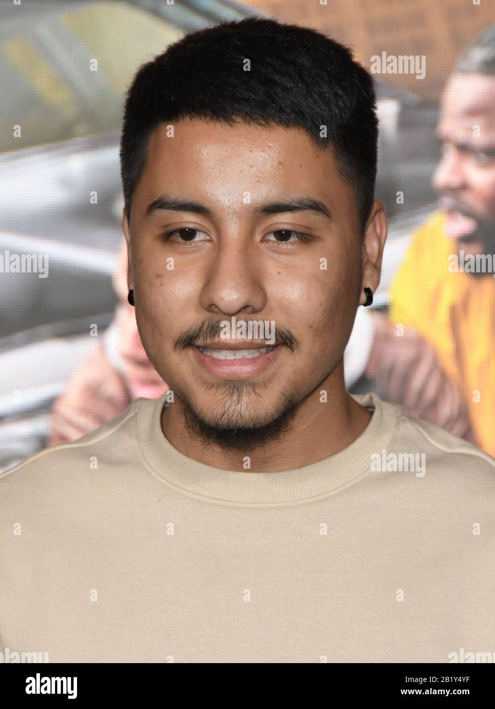 Los Angeles, USA. 27th Feb, 2020. Jonathan Chavez arrives at the ...