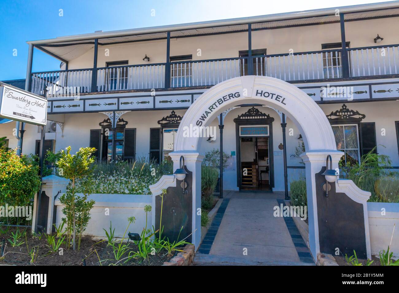 The heritage Swartberg Hotel situated in the town of Prince Albert at ...