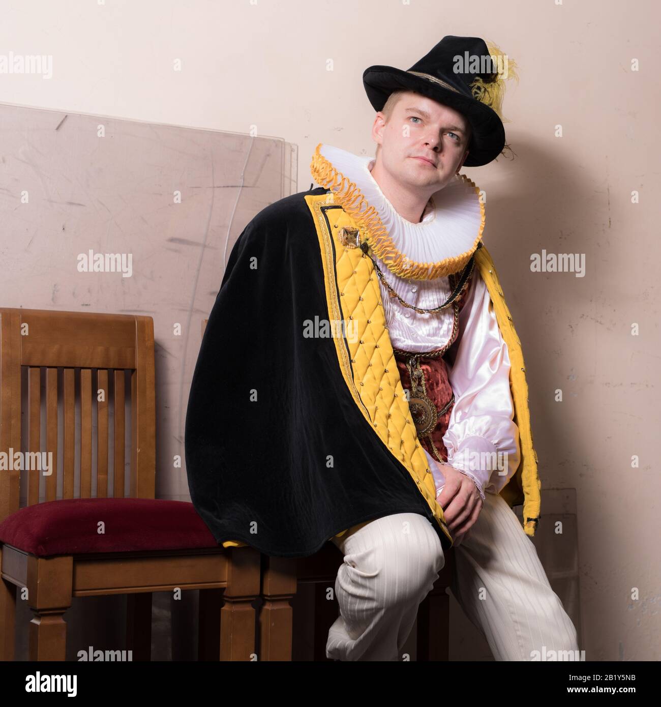 Performance man male actor acting character play drama costume hi-res ...