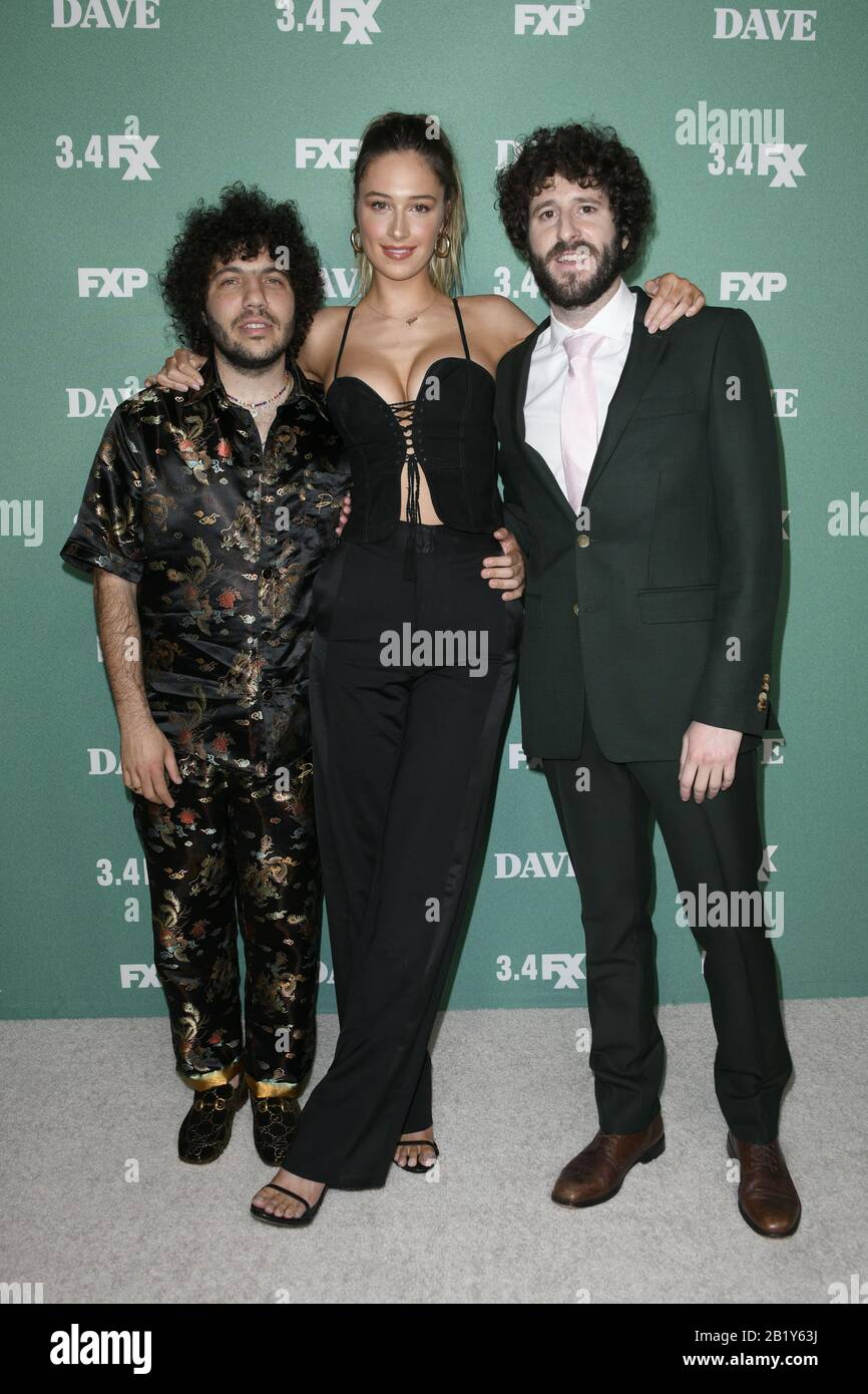 February 27, 2020, Los Angeles, California, USA: L to R: BENNY BLANCO ...