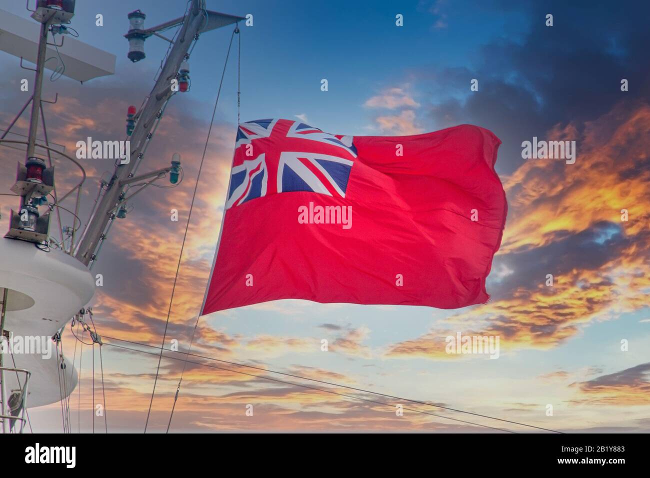British navy flag hi-res stock photography and images - Alamy