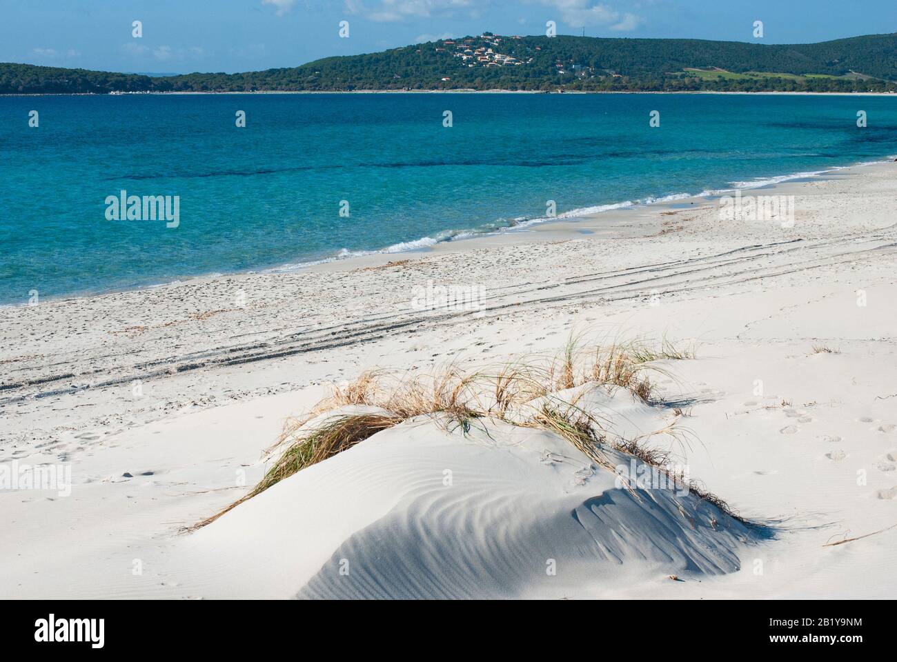 View of white dunes of Is Arenas Biancas, Teulada Stock Photo - Alamy