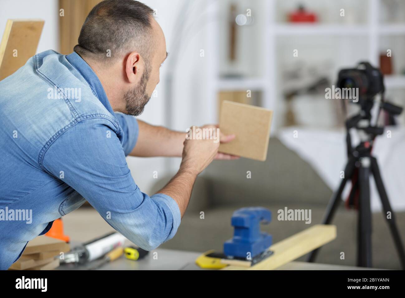 Recording video christmas tree hi-res stock photography and images - Alamy