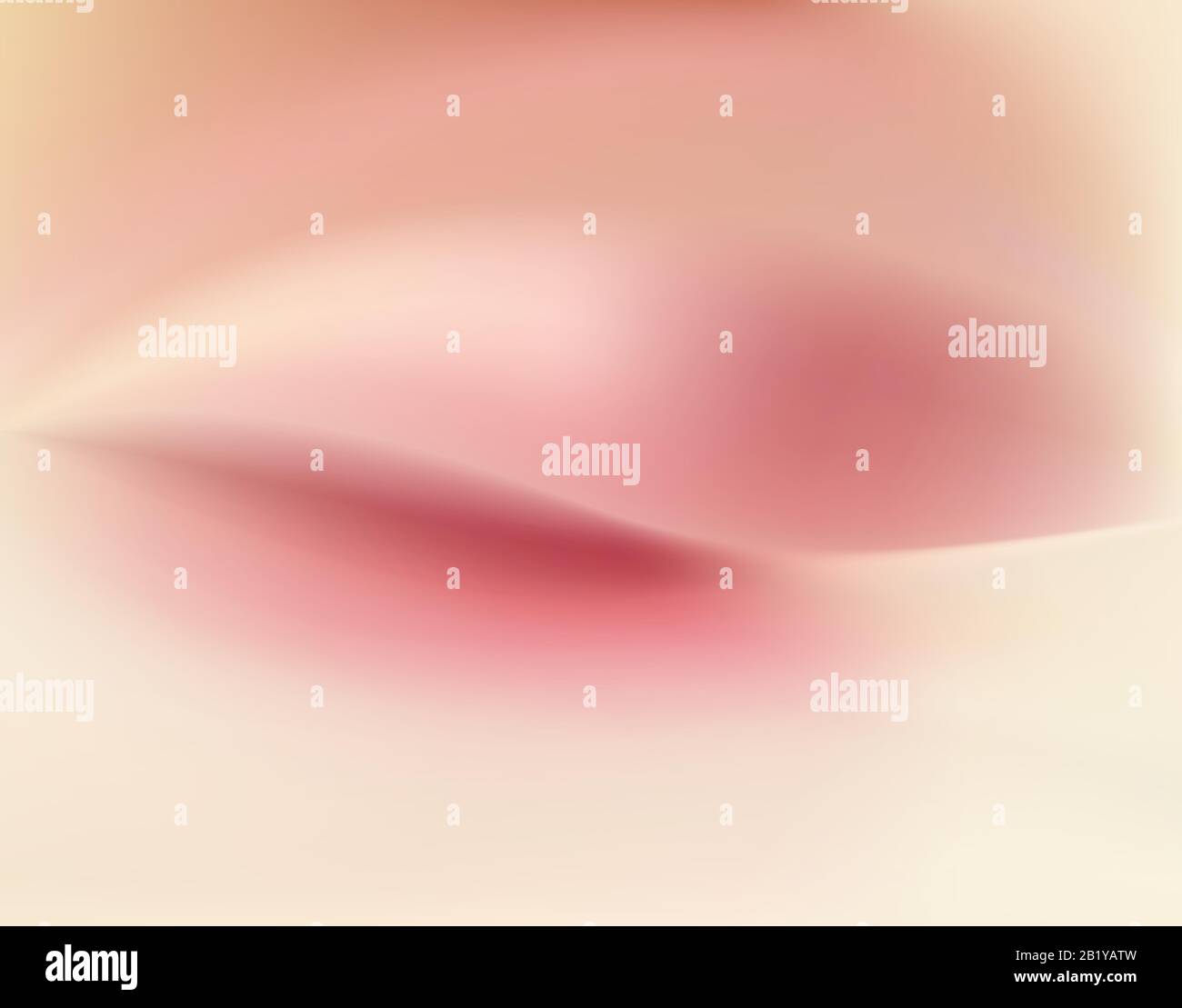 Silk romance coral satin background with soft delicate folds and ...