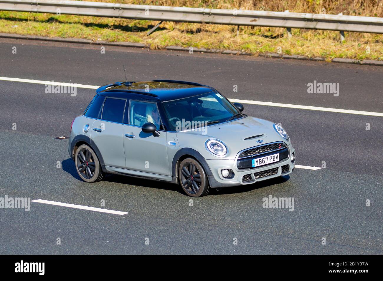 2017 grey Mini Cooper SD; UK Vehicular traffic, transport, modern ...