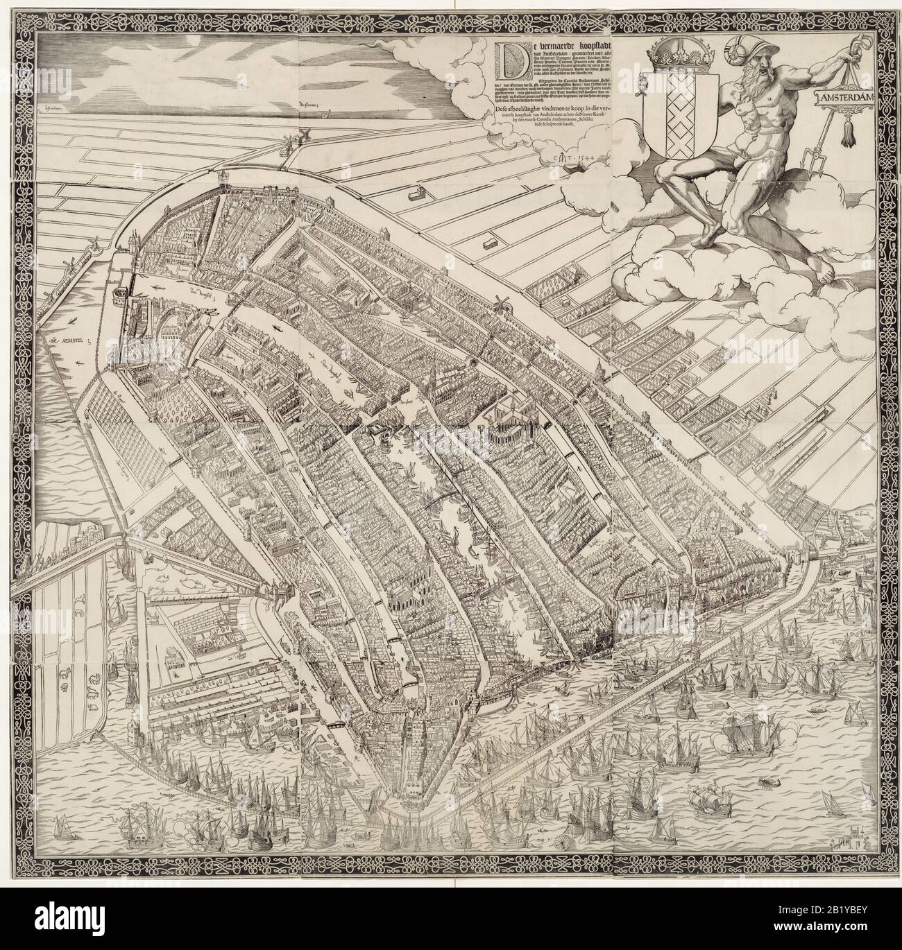 Map of amsterdam 1544 hi-res stock photography and images - Alamy