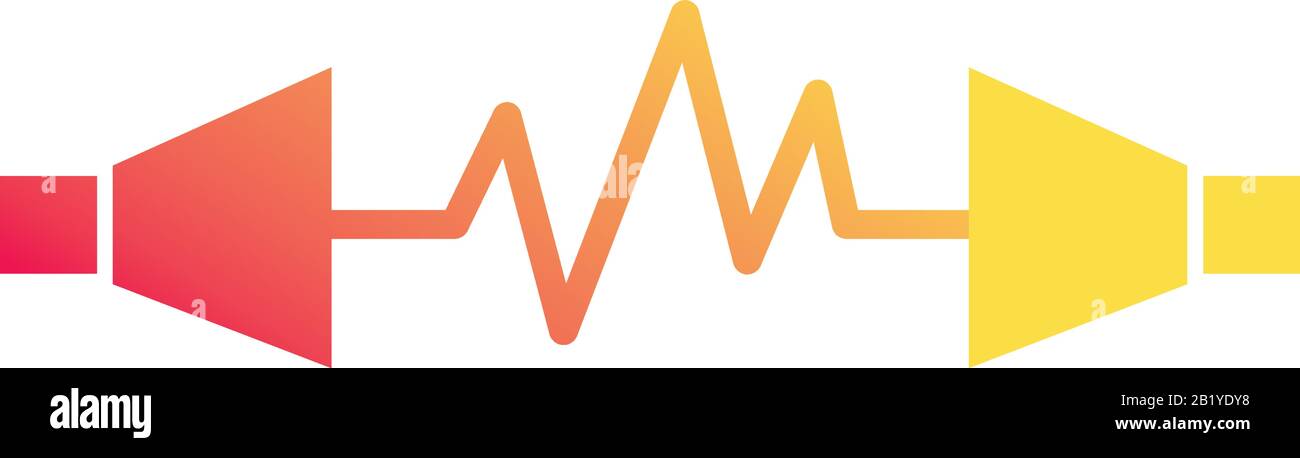 volume and wave gradient style icons design, Music sound melody song ...