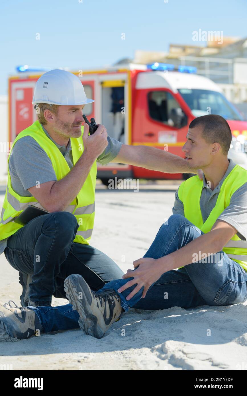 Person calling ambulance hi-res stock photography and images - Alamy