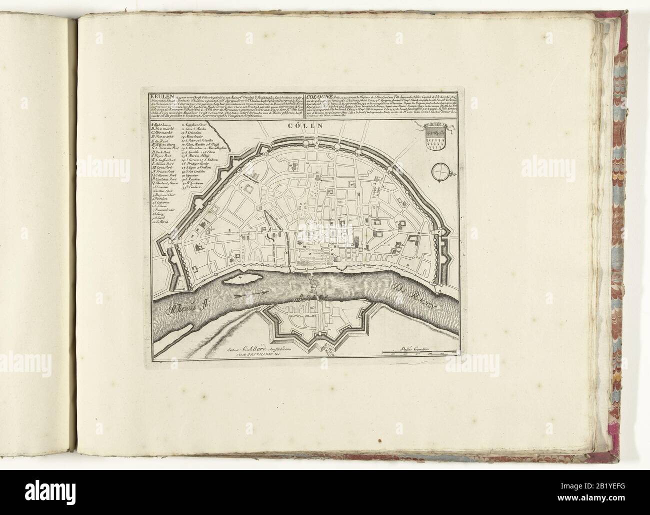 Vintage map of cologne hi-res stock photography and images - Alamy